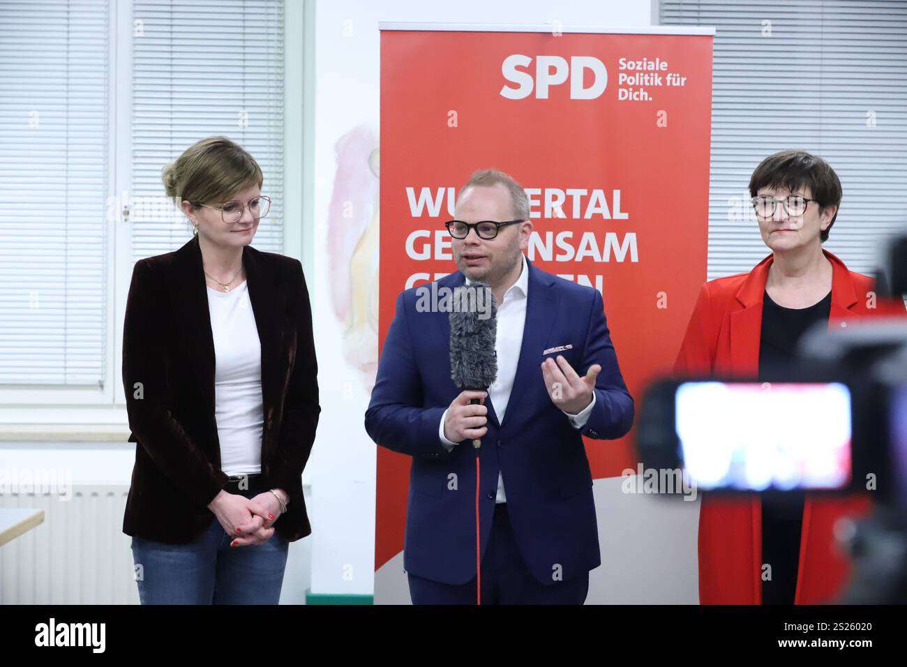 Wuppertal, Deutschland. Januar 2025. Wuppertaler SPD-Abgeordneter Helge ...