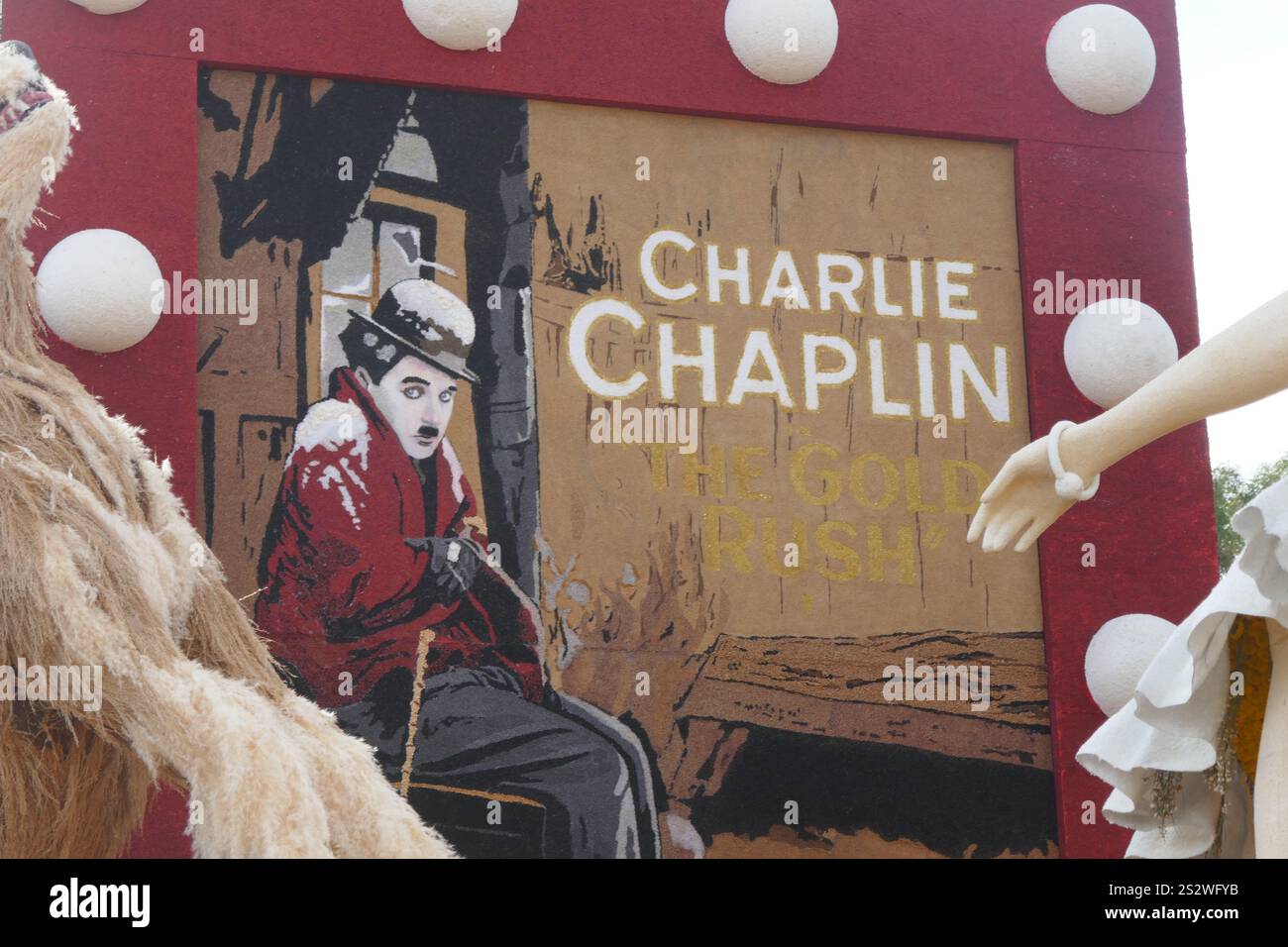 Pasadena, Kalifornien, USA 3. Januar 2025, 2025 Charlie Chaplin 100 ...