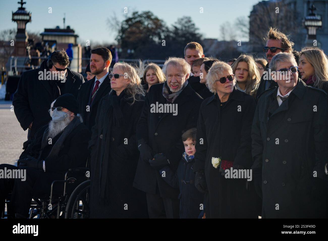 John Joseph "Jay" Kelly, from left, his wife Amy Carter, Jeff Carter ...