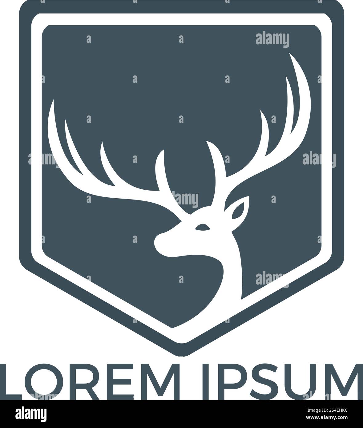 Reh logo design -Fotos und -Bildmaterial in hoher Auflösung – Alamy