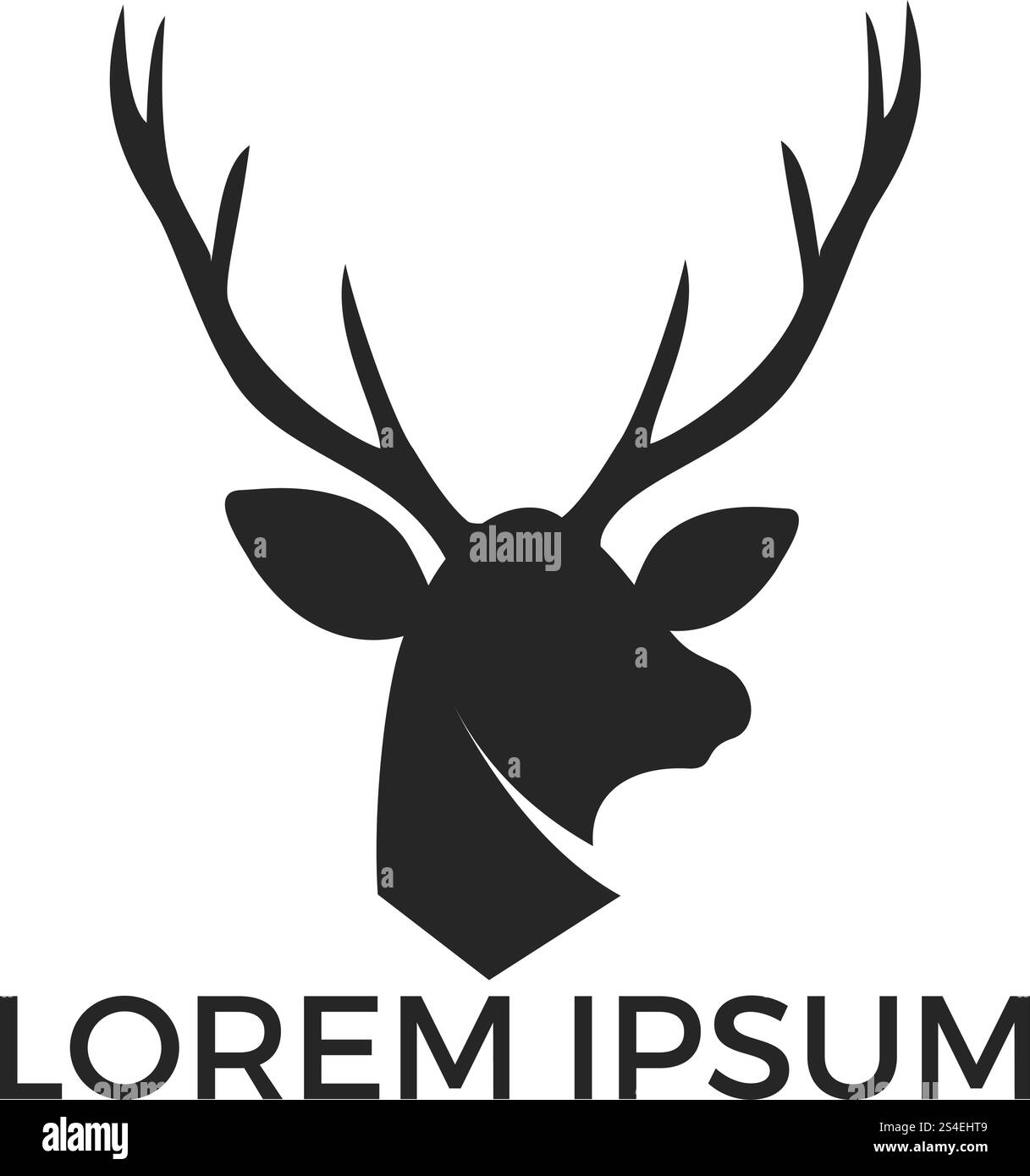 Reh logo design -Fotos und -Bildmaterial in hoher Auflösung – Alamy
