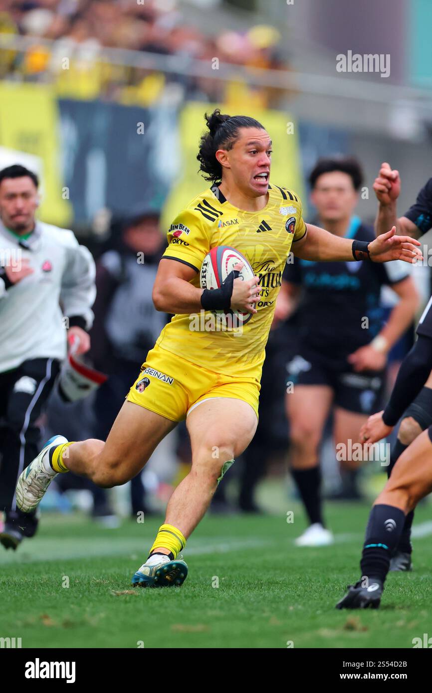 Tokio, Japan. Januar 2025. Isaiah Punivai (Sungoliath) Rugby : 2024-25 ...