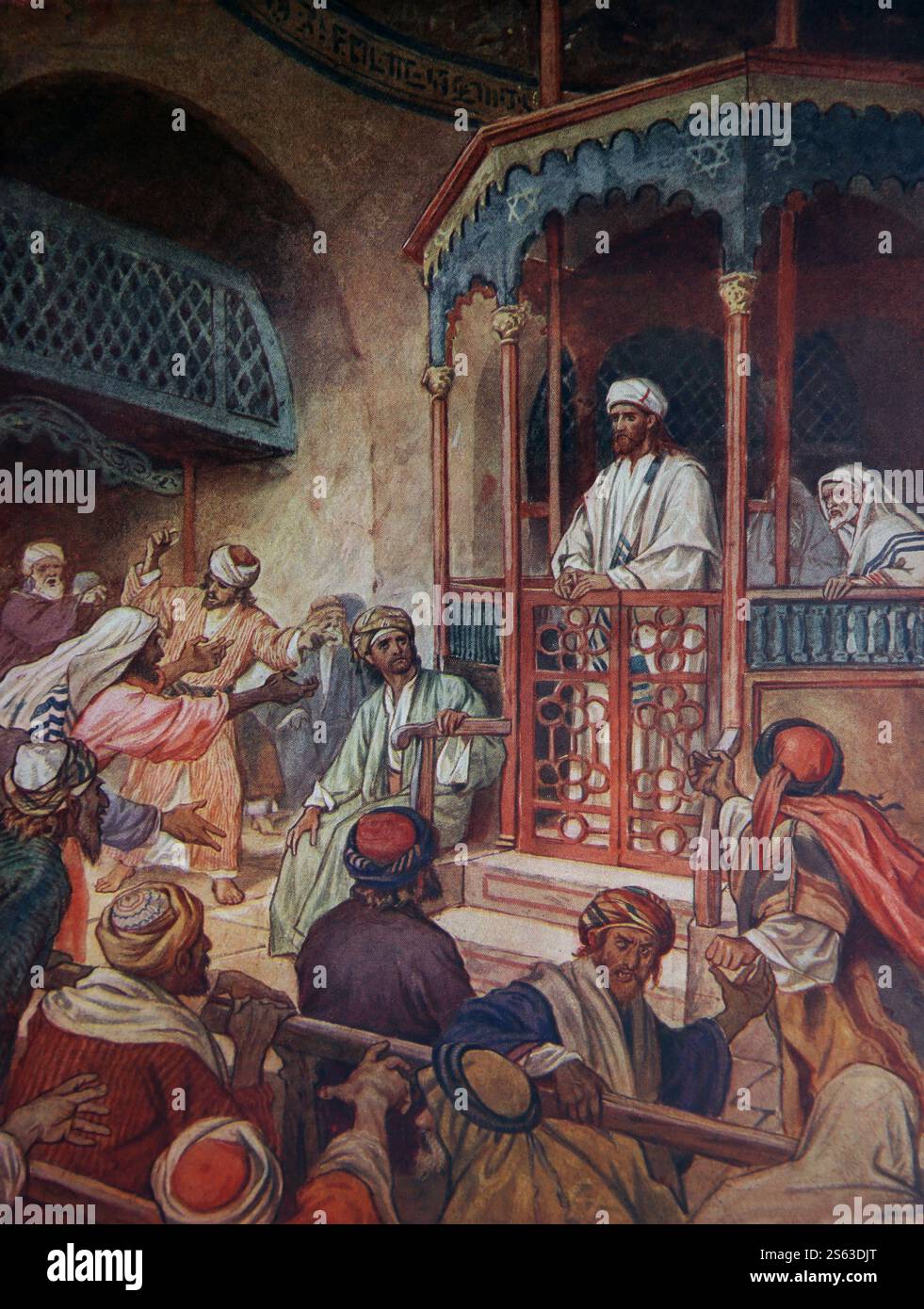 Jesus in der synagoge in nazaret -Fotos und -Bildmaterial in hoher Auflösung – Alamy