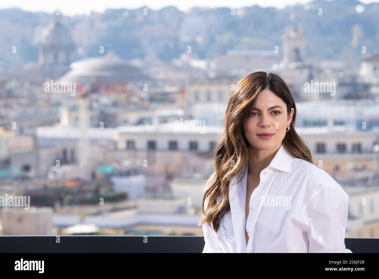 Rom, Italien, 17. Januar 2025 - Monica Barbaro nimmt an einem ...