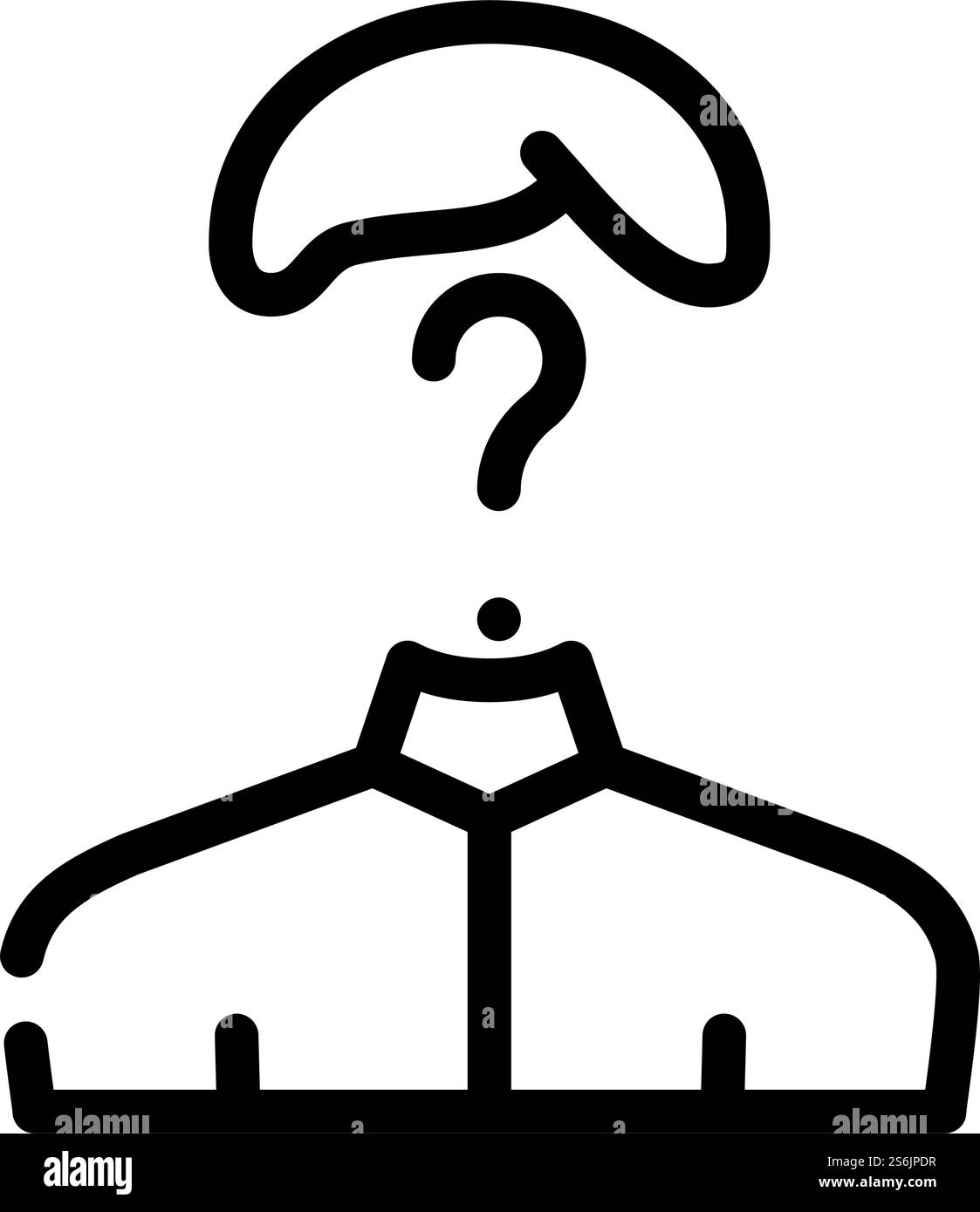 Daten fehlen kyc-Liniensymbol Vektor. Für Daten fehlt das kyc-Zeichen ...