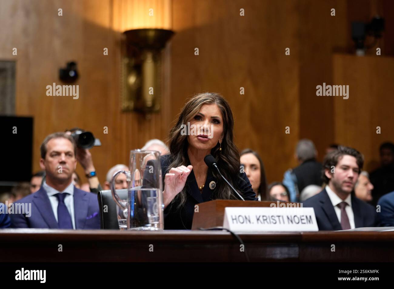 South Dakota Gov. Kristi Noem, President-elect Donald Trump's nominee to be Secretary of ...