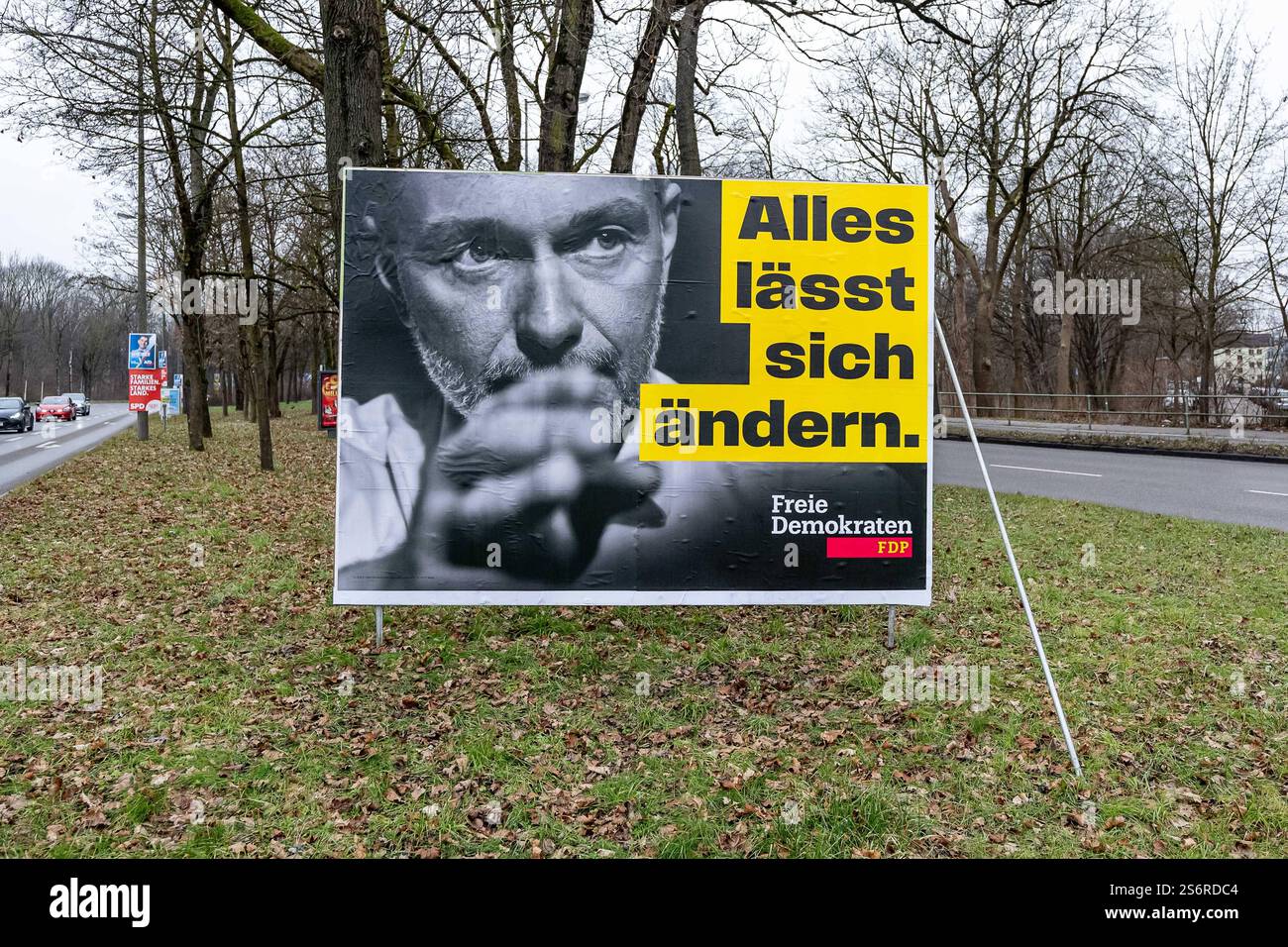 München GER, Themenbild, Wahlplakate zur Bundestagswahl in Deutschland ...