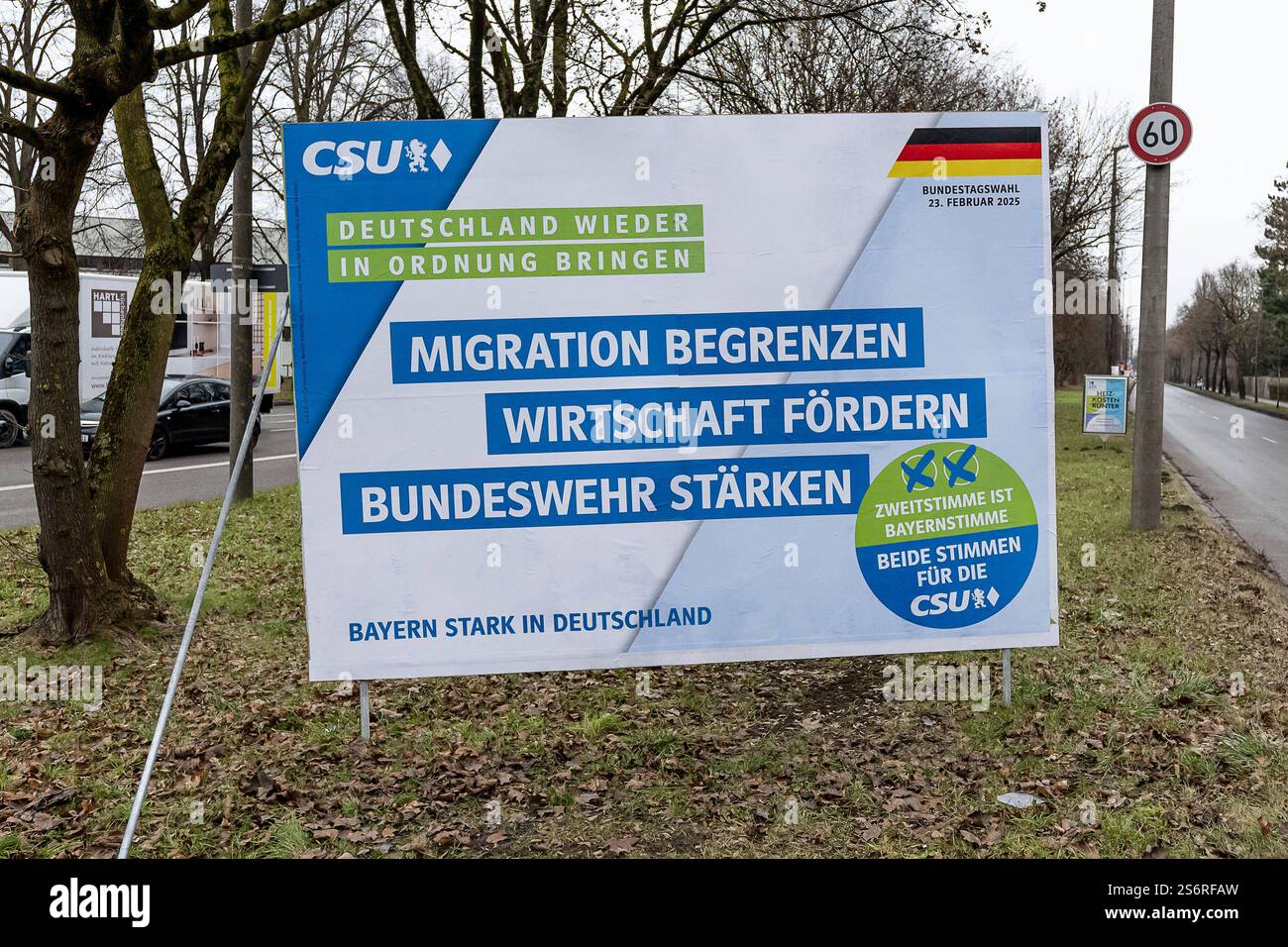 München GER, Themenbild, Wahlplakate zur Bundestagswahl in Deutschland ...