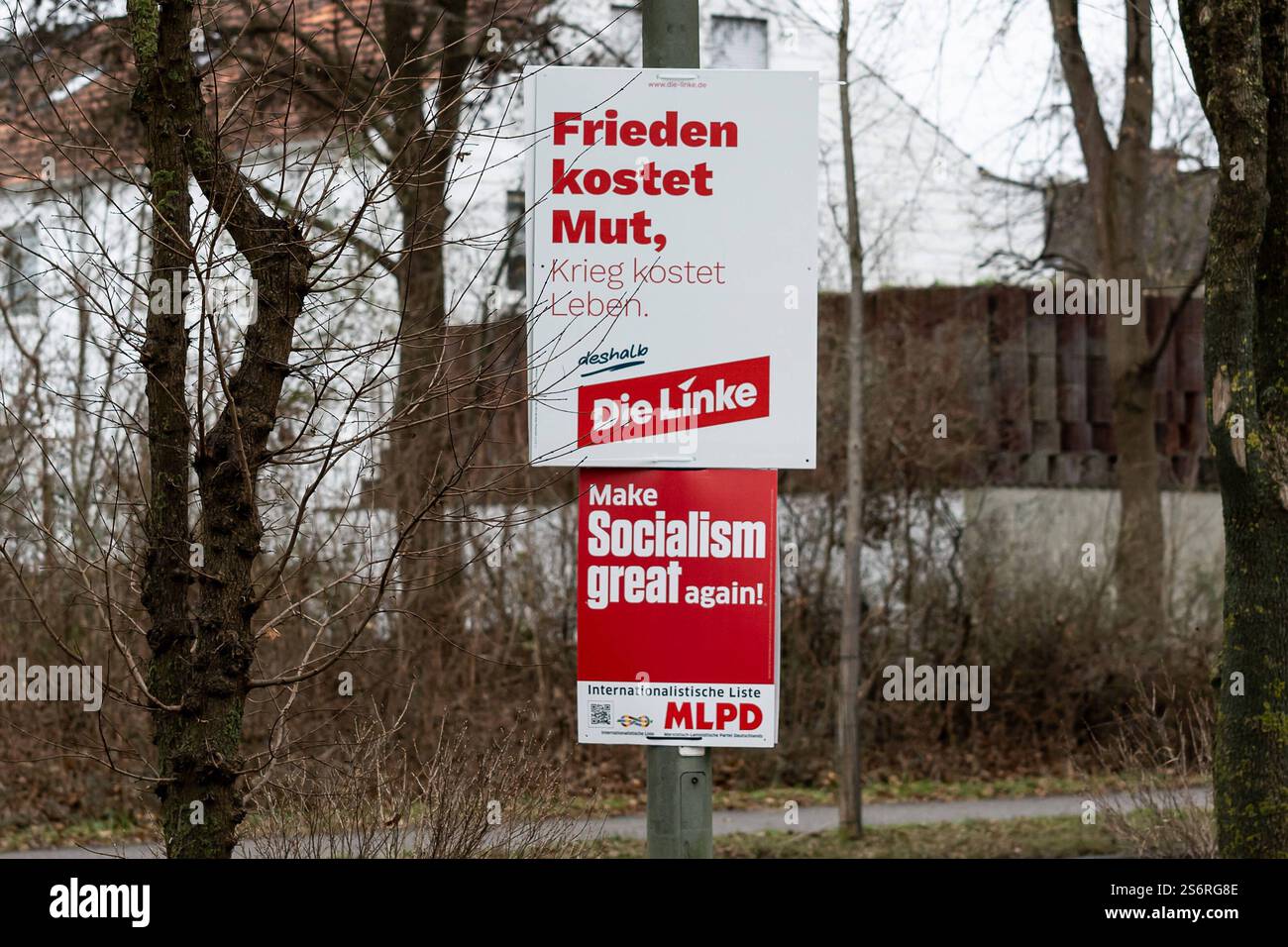 München GER, Themenbild, Wahlplakate zur Bundestagswahl in Deutschland ...