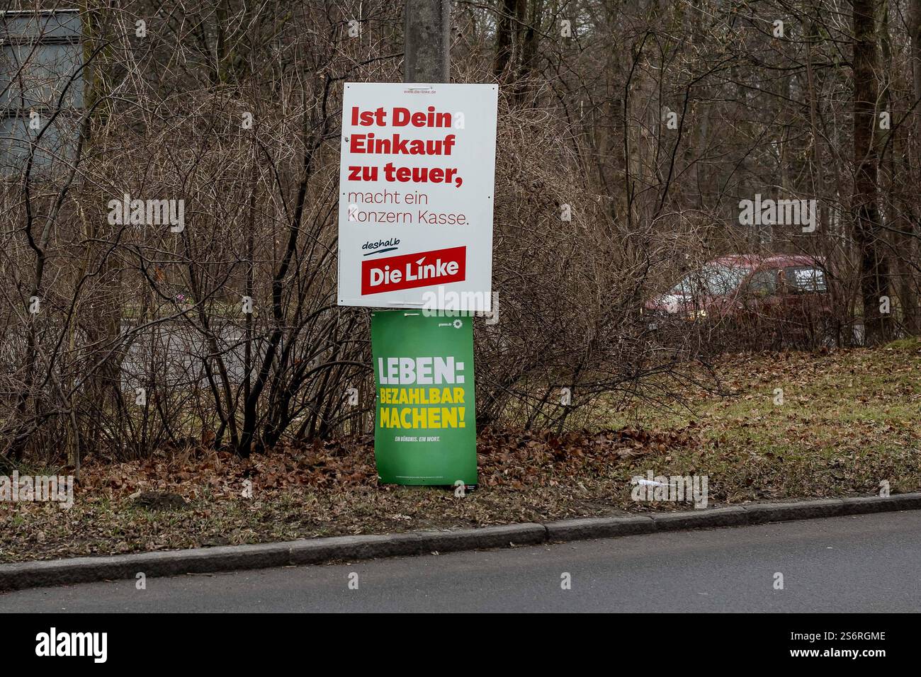 München GER, Themenbild, Wahlplakate zur Bundestagswahl in Deutschland ...