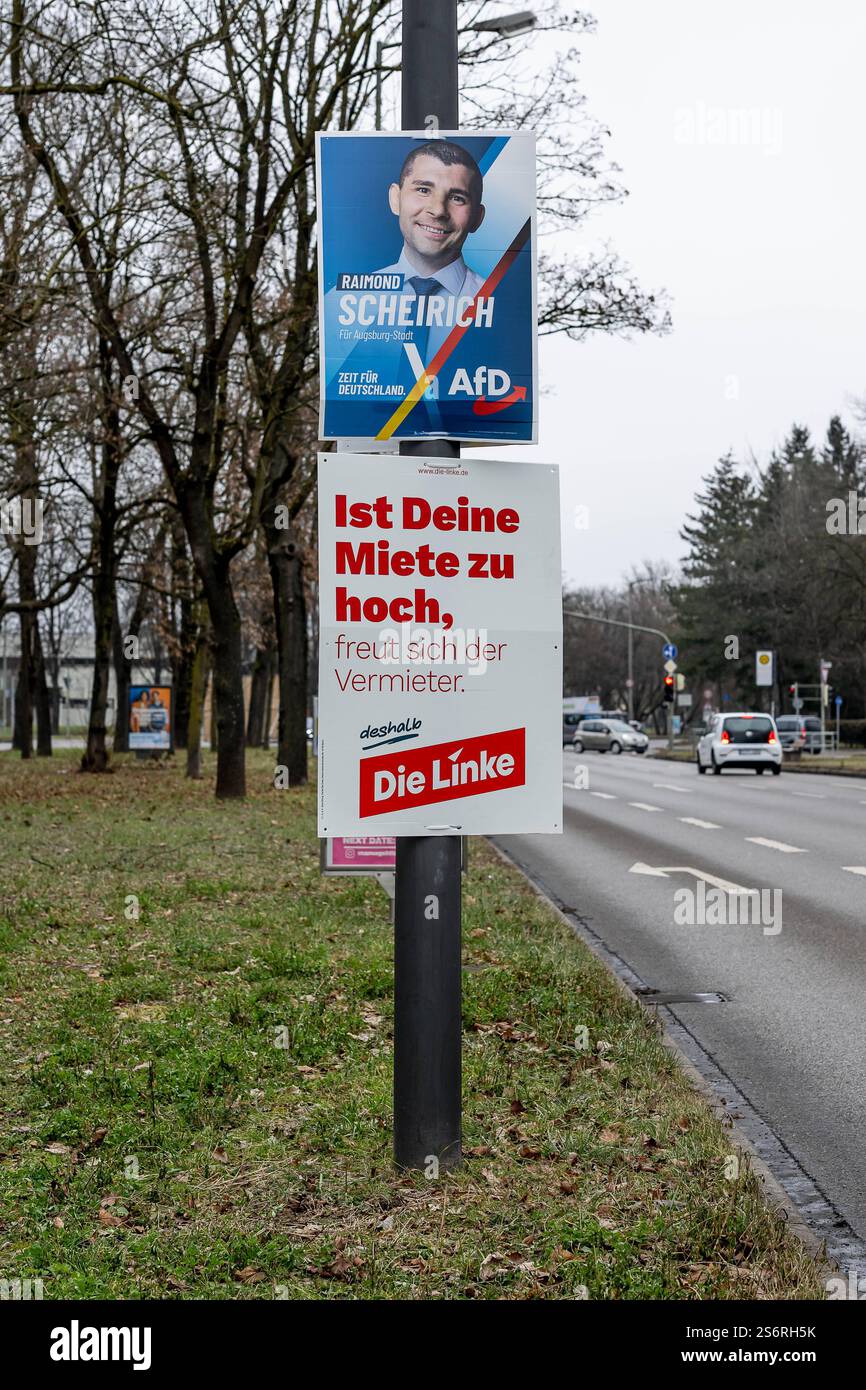 München GER, Themenbild, Wahlplakate zur Bundestagswahl in Deutschland ...