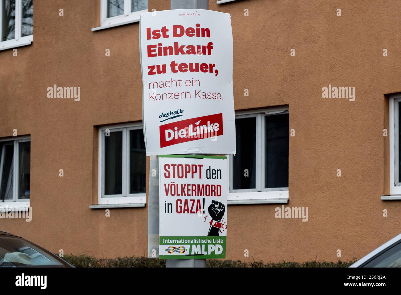 München GER, Themenbild, Wahlplakate zur Bundestagswahl in Deutschland ...