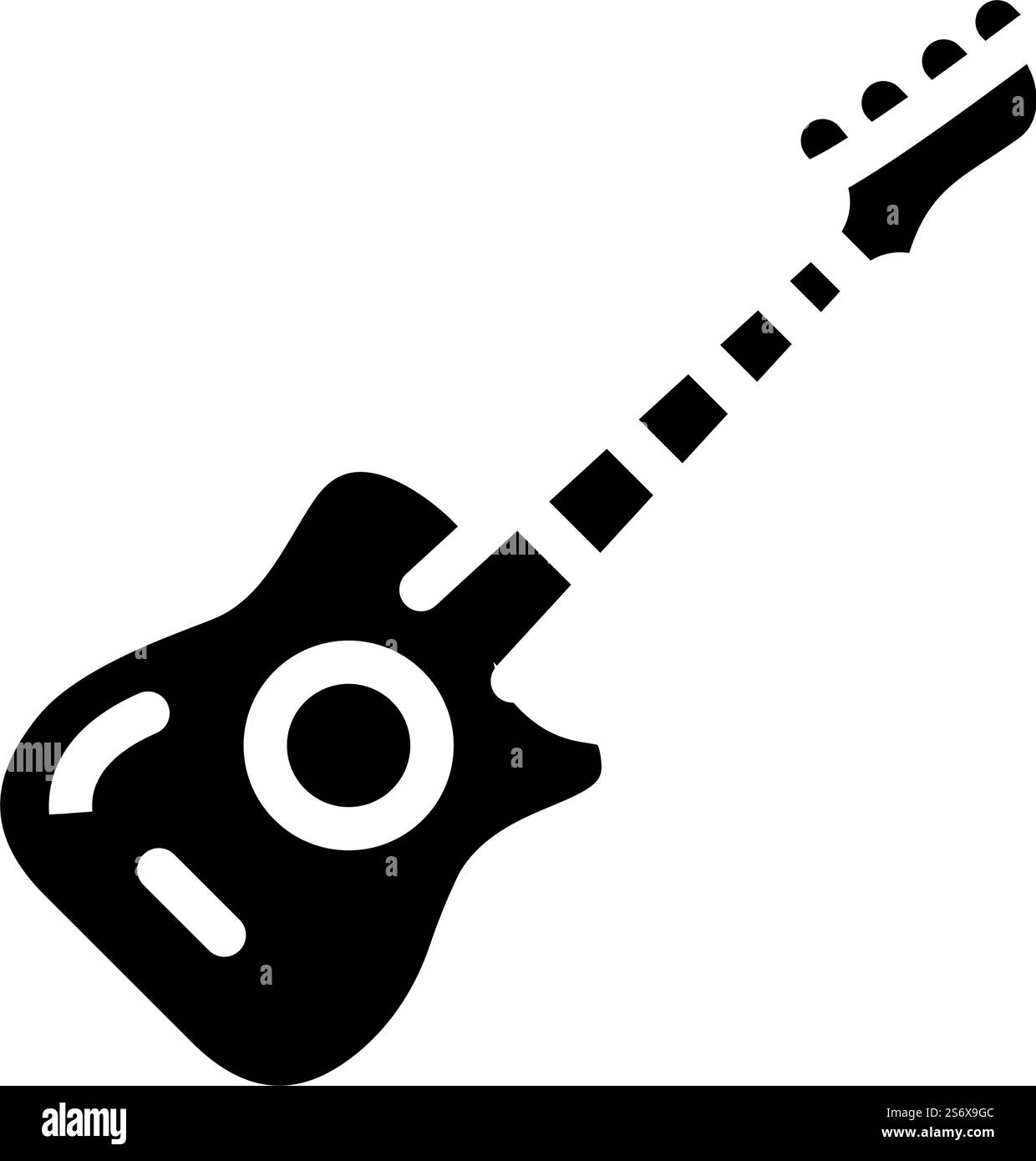 Rhythmus- und Blues-Glyphe-Symbol-Vektor. Rhythmus- und Blueszeichen ...