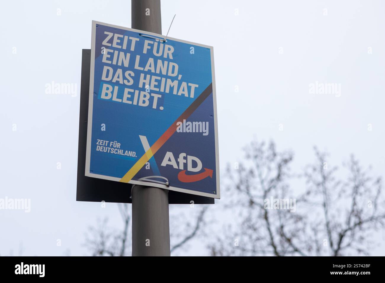 Wahlplakate in Berlin 2025 Berlin, Deutschland - 18. Januar 2025 ...