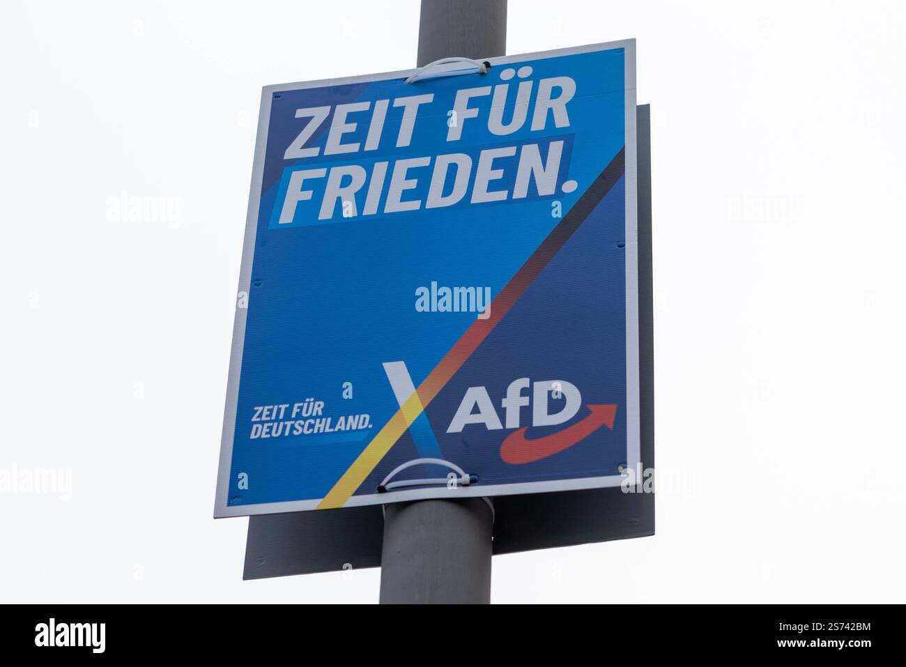 Wahlplakate in Berlin 2025 Berlin, Deutschland - 18. Januar 2025 ...