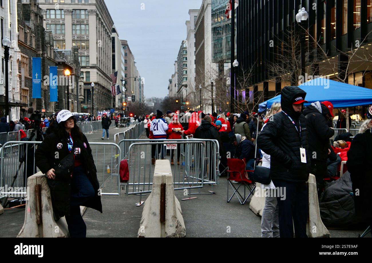 19. Januar 2025, Washington DC, Maryland: (Neu) die MAGA ...