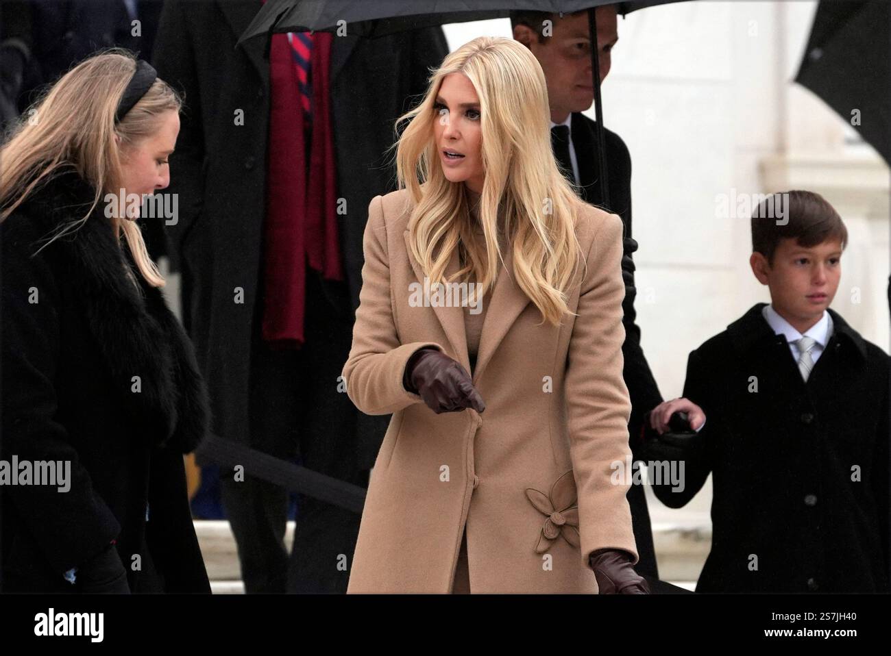 Ivanka Trump arrives before President-elect Donald Trump participates ...