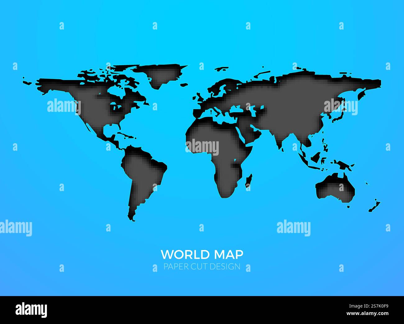 Vorlage für World Vector Map isoliert. Welt Erde Geographie globales ...