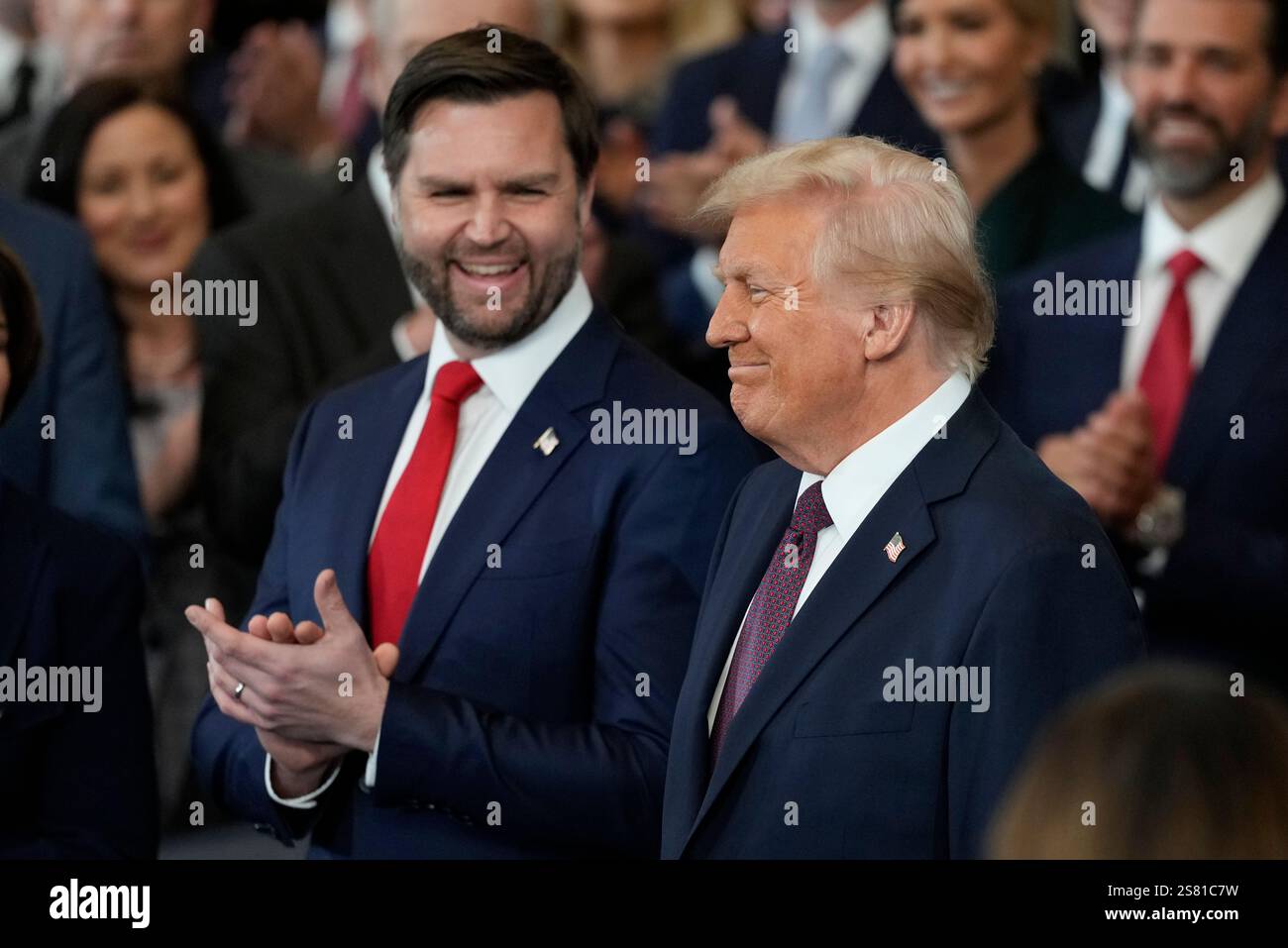 President-elect Donald Trump and Vice President-elect JD Vance arrive ...