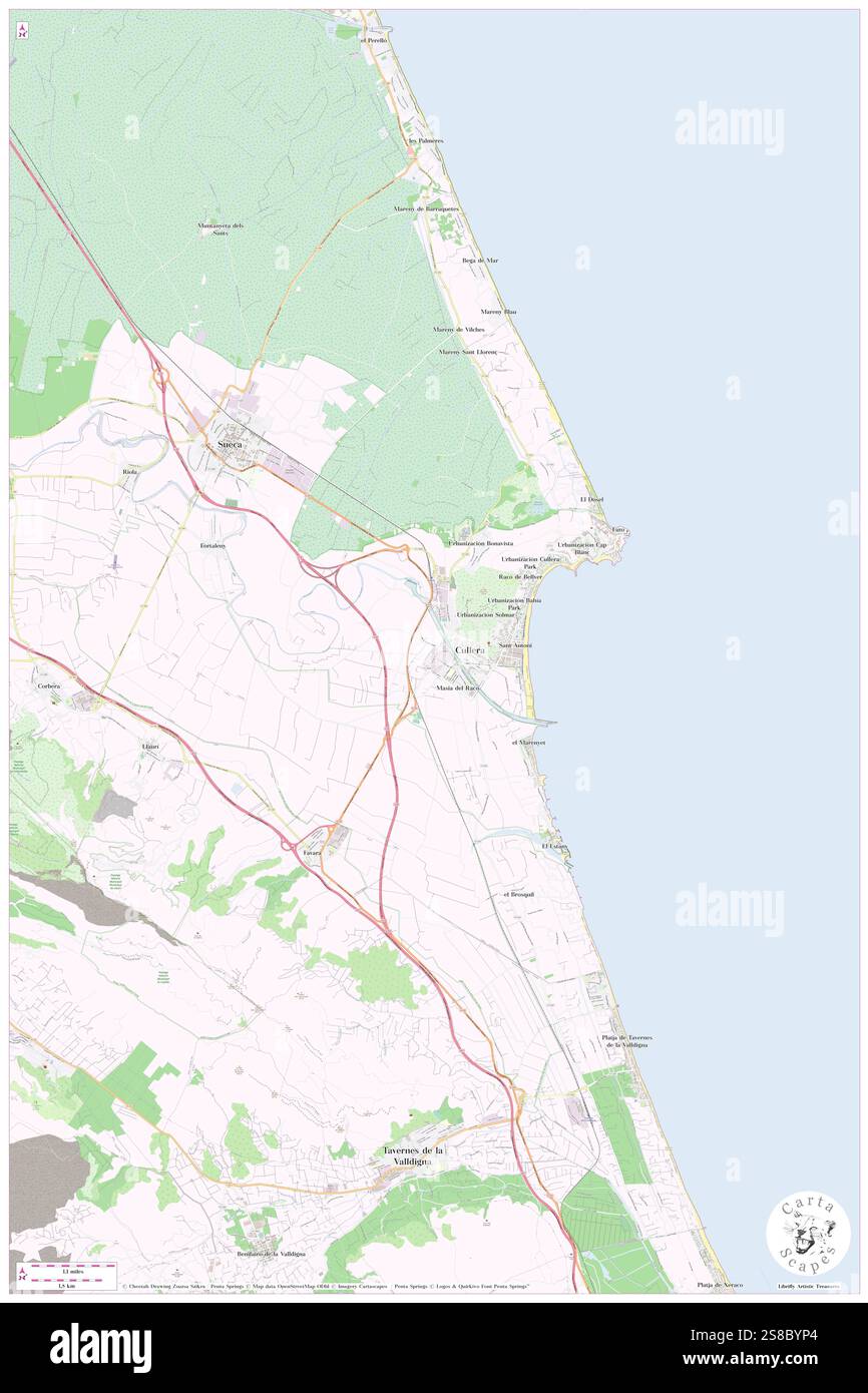 Cullera spanien karte -Fotos und -Bildmaterial in hoher Auflösung – Alamy