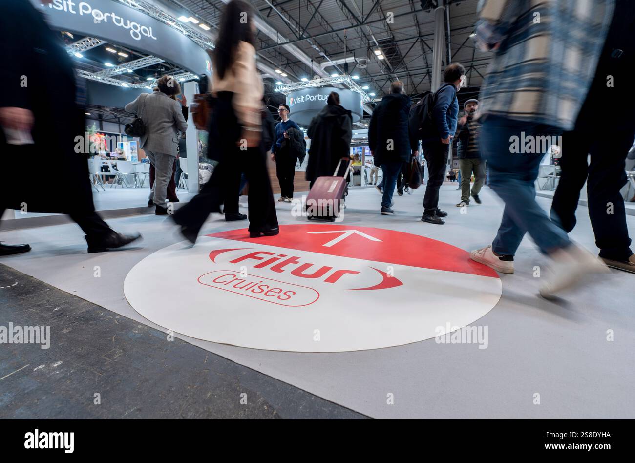 Several people during the 45th edition of the International Tourism ...