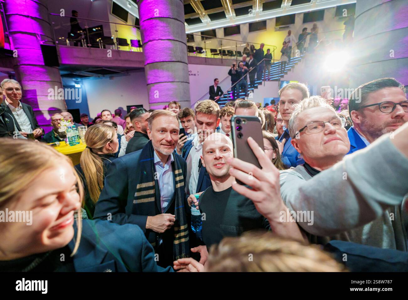 Mainz, Deutschland. Januar 2025. Christian Lindner (FDP), FDP ...