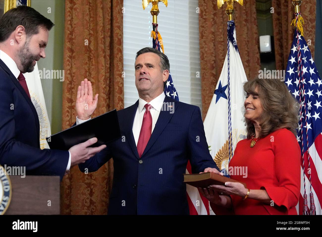 Vice President JD Vance swears in John Ratcliffe as CIA Director as his ...