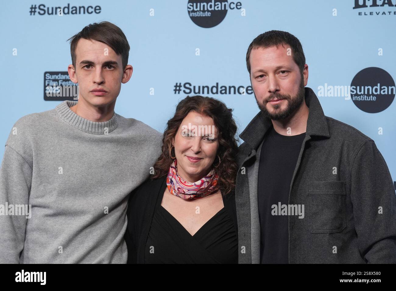 Alex Babenko, from left, Raney Aronson-Rath, and Mstyslav Chernov ...