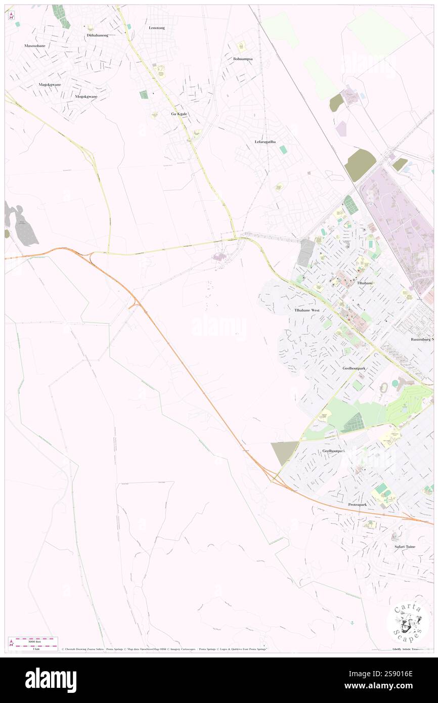 Tlhabane, Bojanala Platinum District Municipality, ZA, Südafrika ...