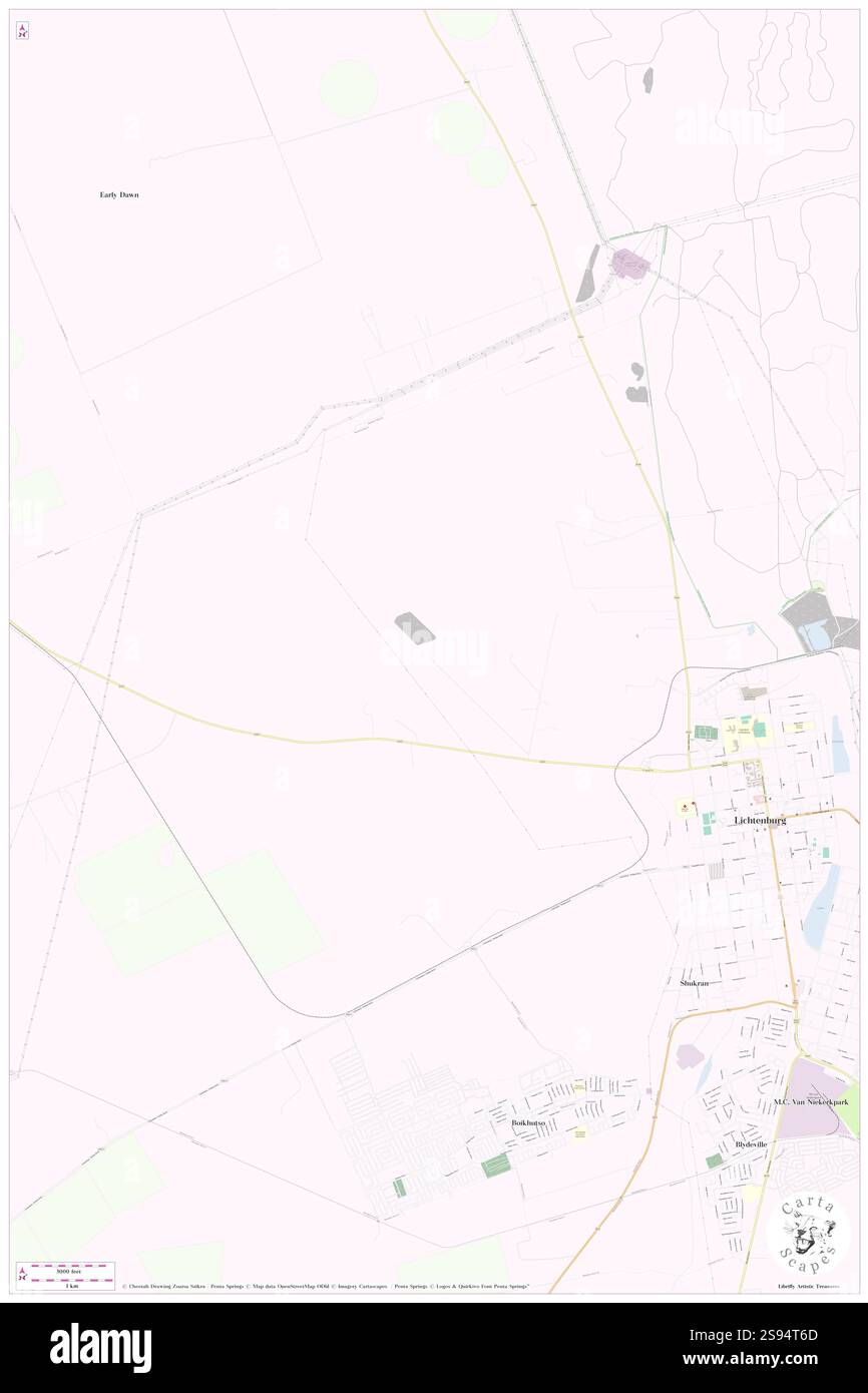 Elandsfontein, Ngaka Modiri Molema District Municipality, ZA, Südafrika ...