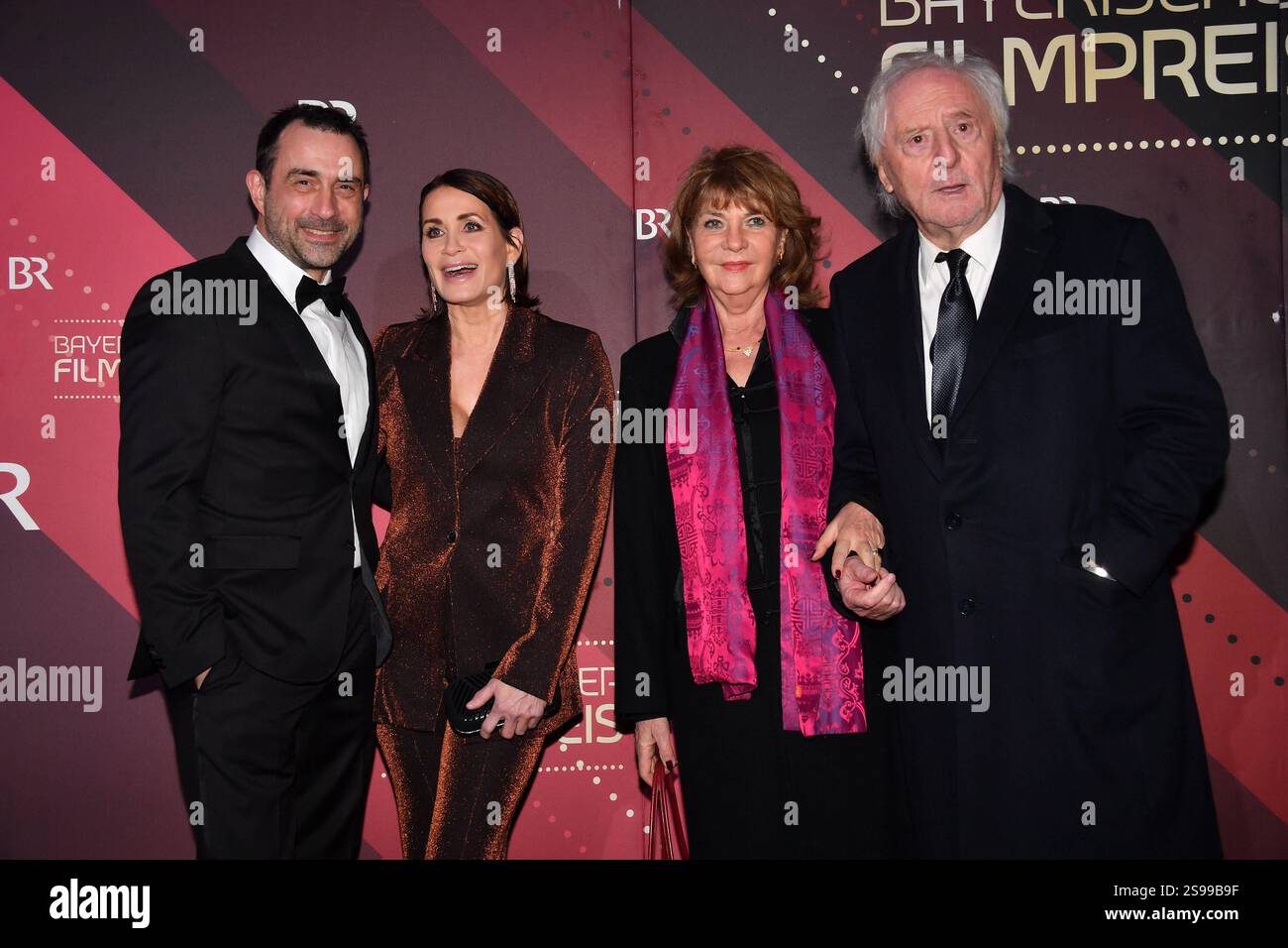 Oliver Haas, Anja Kling und Günther Maria Halmer mit Ehefrau Claudia ...