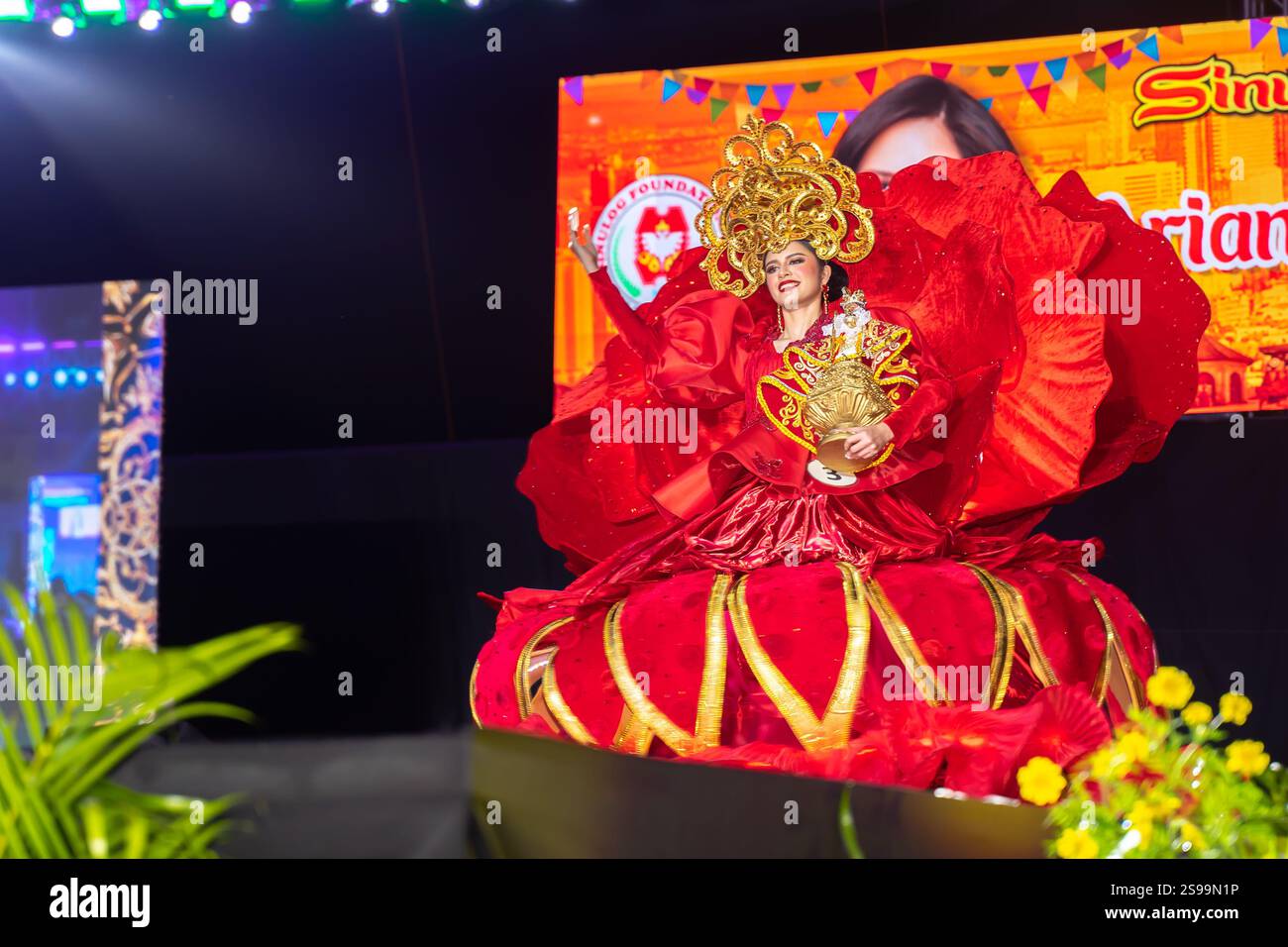 17. Januar 2025: Sinulog Festival Queen 2025 Contest, Cebu, Philippinen ...