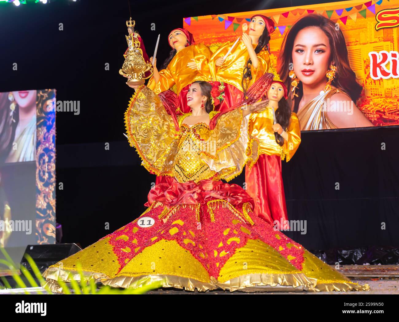 17. Januar 2025: Sinulog Festival Queen 2025 Contest, Cebu, Philippinen ...