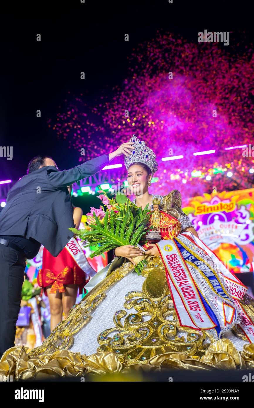 17. Januar 2025: Sinulog Festival Queen 2025 Contest, Cebu, Philippinen ...