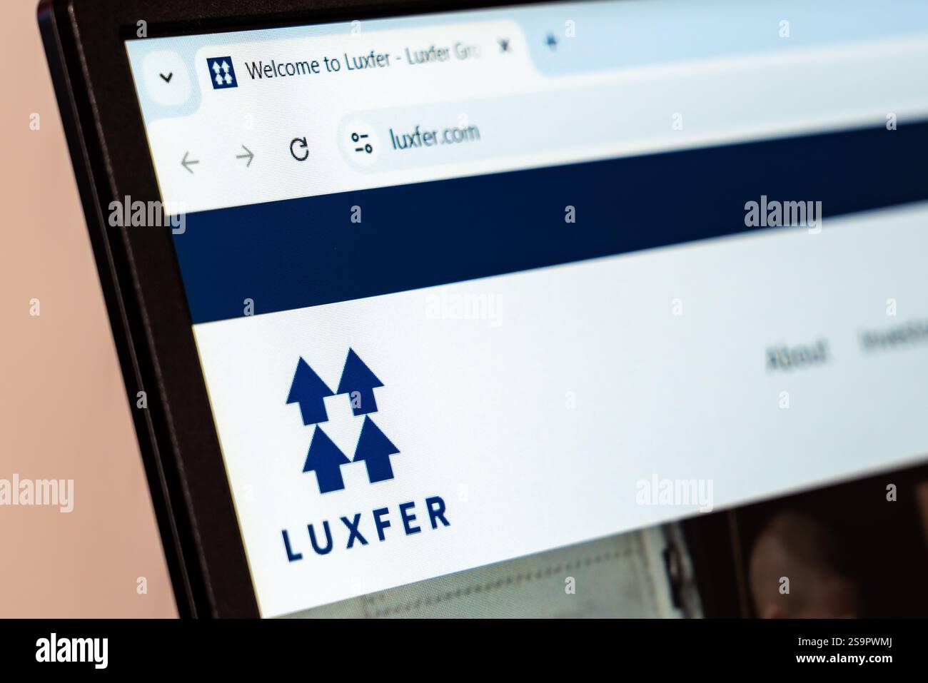 Luxfer logo -Fotos und -Bildmaterial in hoher Auflösung – Alamy