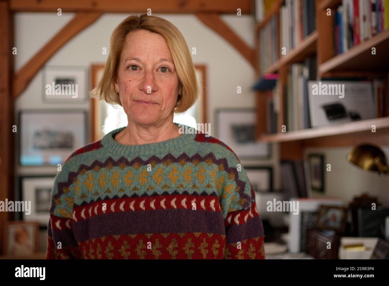 Judy Sandler, who was diagnosed in her 50s with ADHD, poses at her home ...