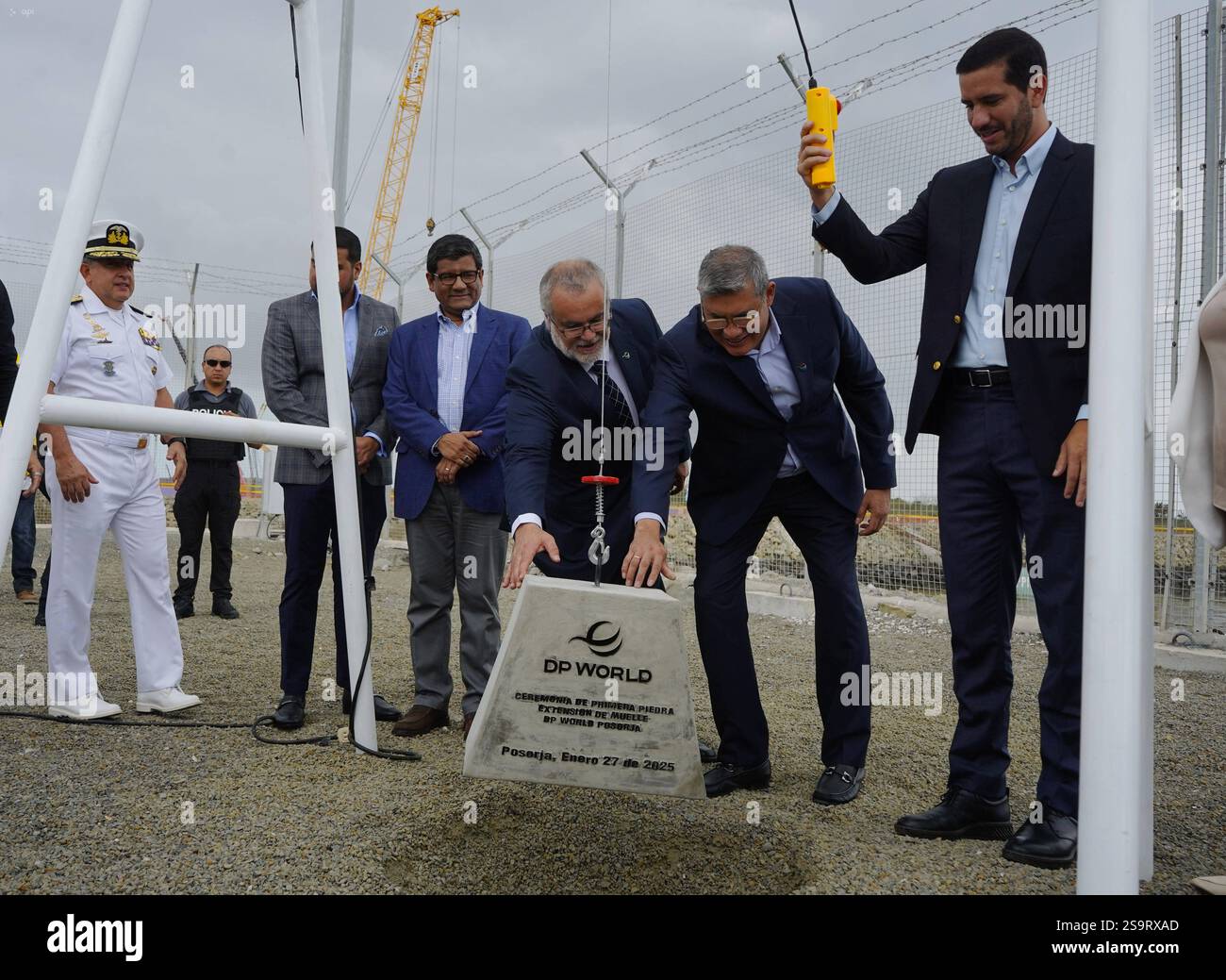 GYE POSORJA WHARF EXPANSION Posorja, Montag, 27. Januar 2025 mit einer ...