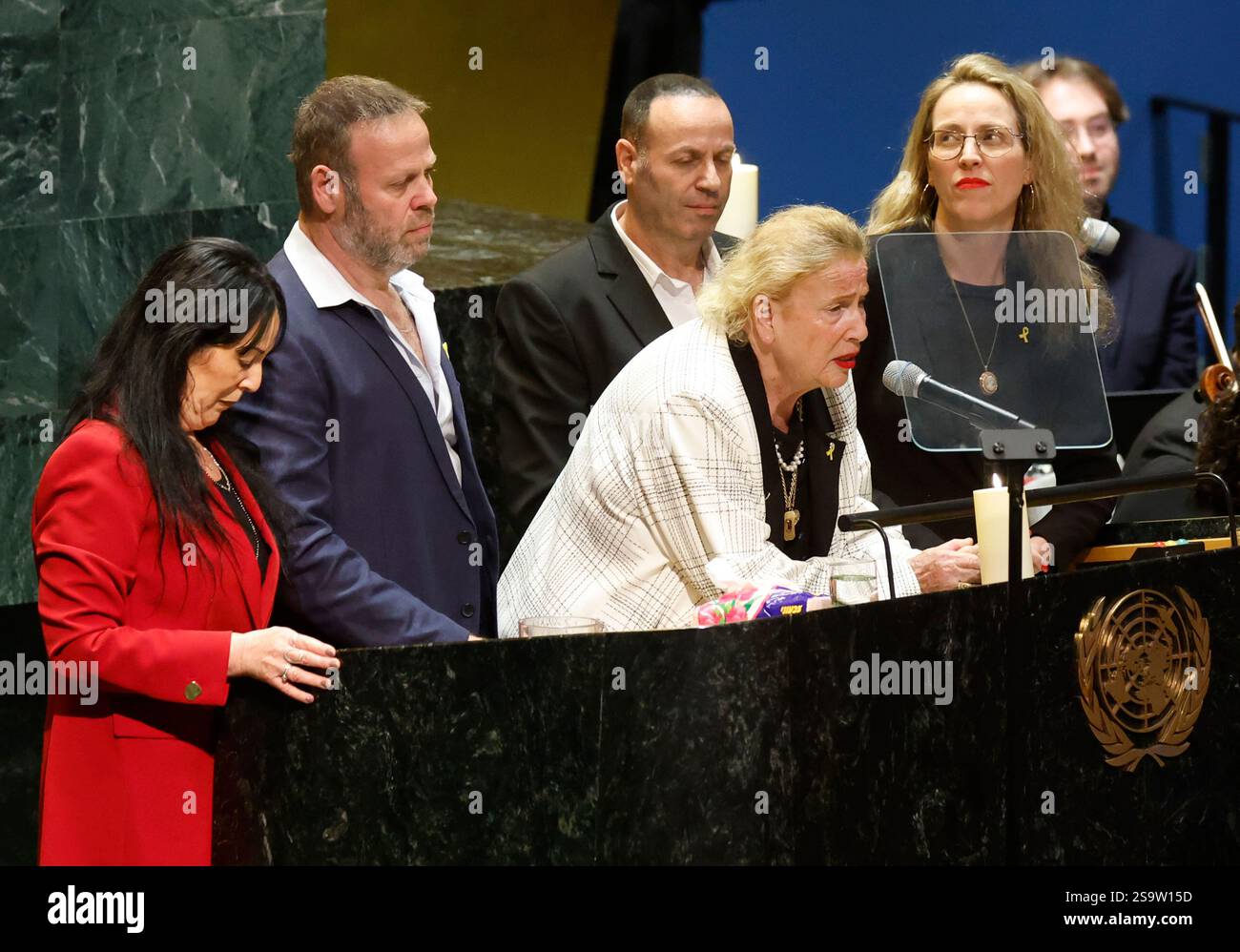 New York, Usa. Januar 2025. Die Holocaust-Überlebende Marianne Muller ...