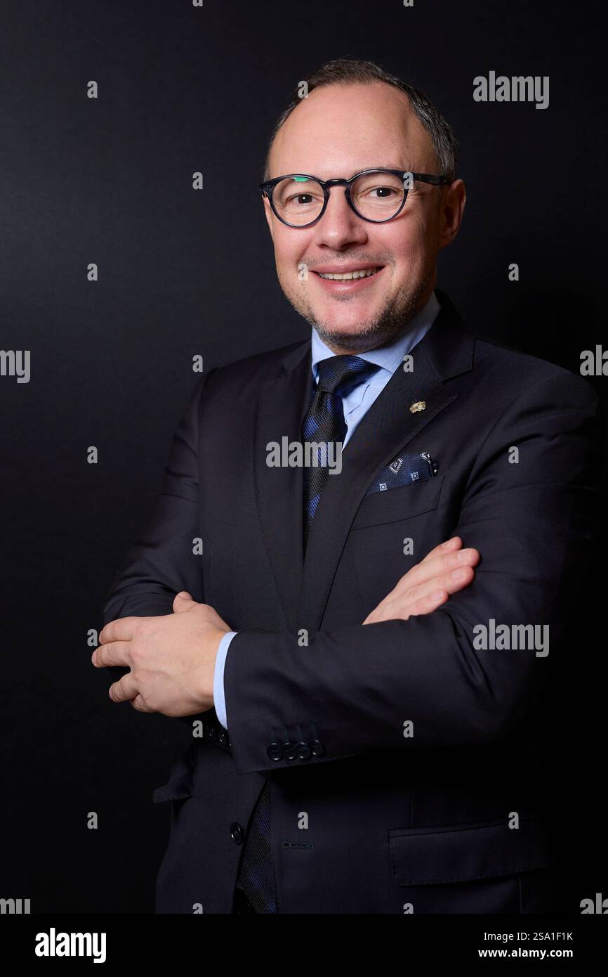 The Head of the Government of Andorra, Xavier Espot, poses for Europa ...