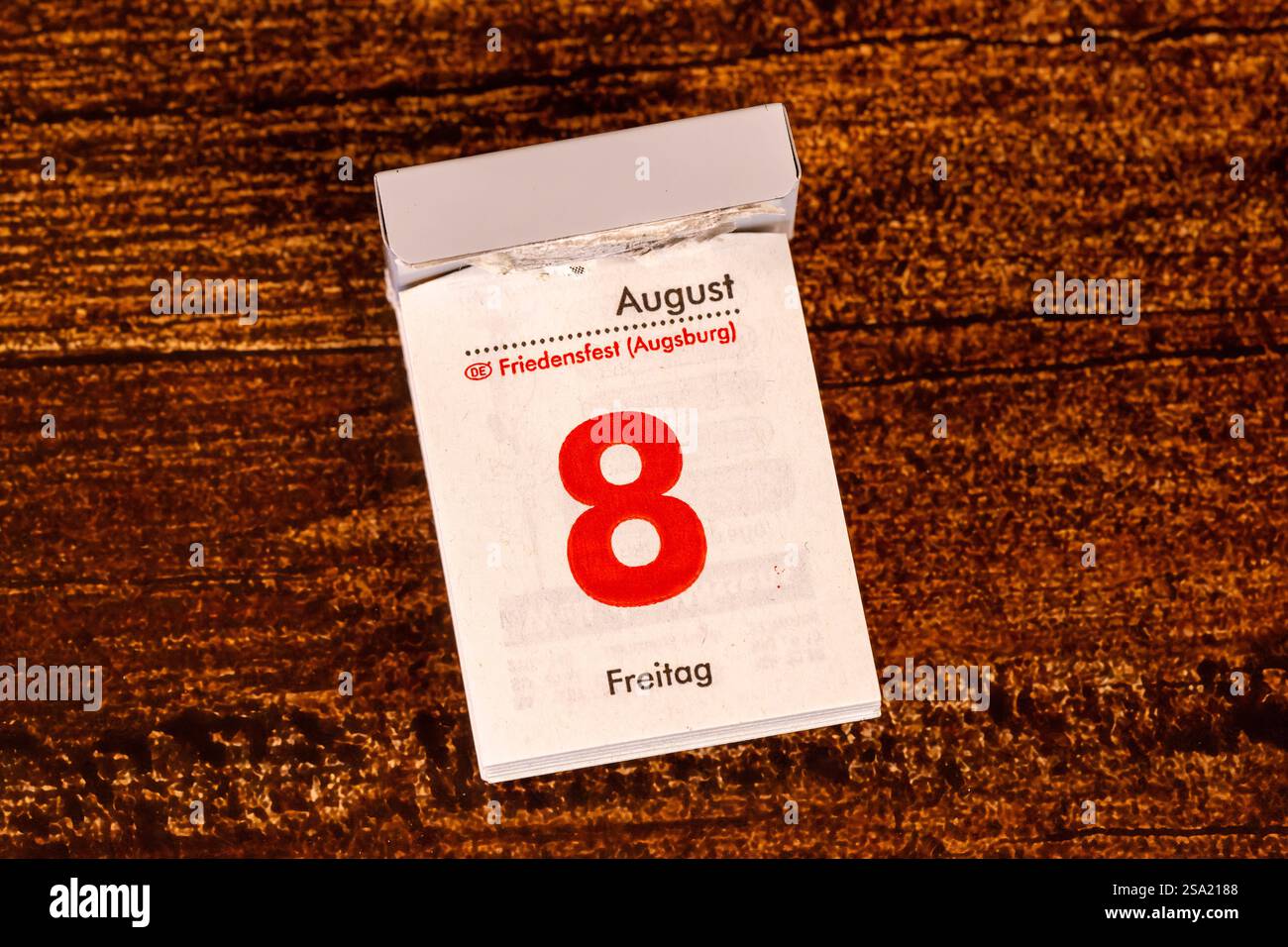 23.01.2025, Jahreskalender 2025 : Kalenderblatt 8. August 2025 ...