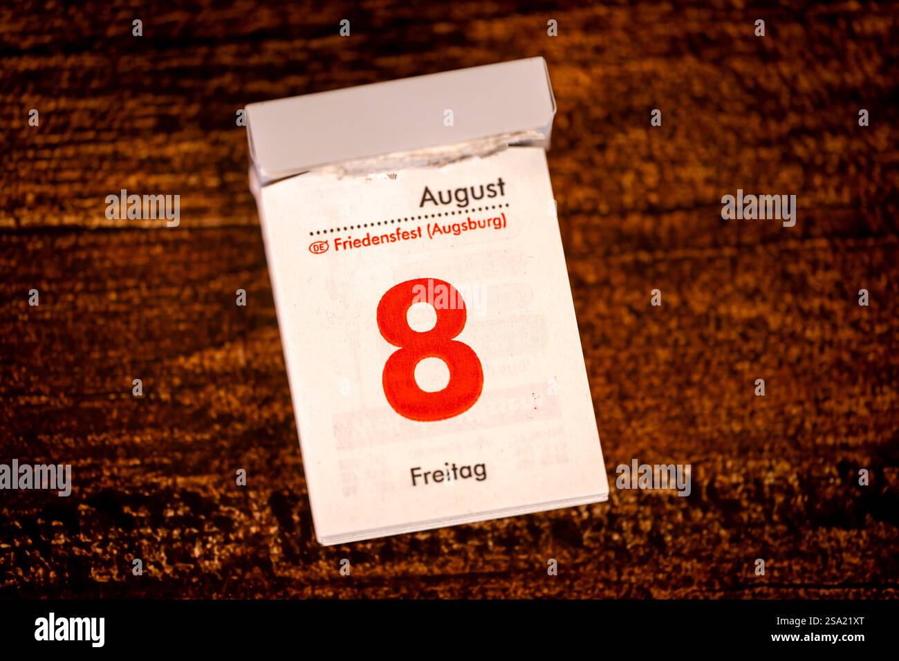 23.01.2025, Jahreskalender 2025 : Kalenderblatt 8. August 2025 ...