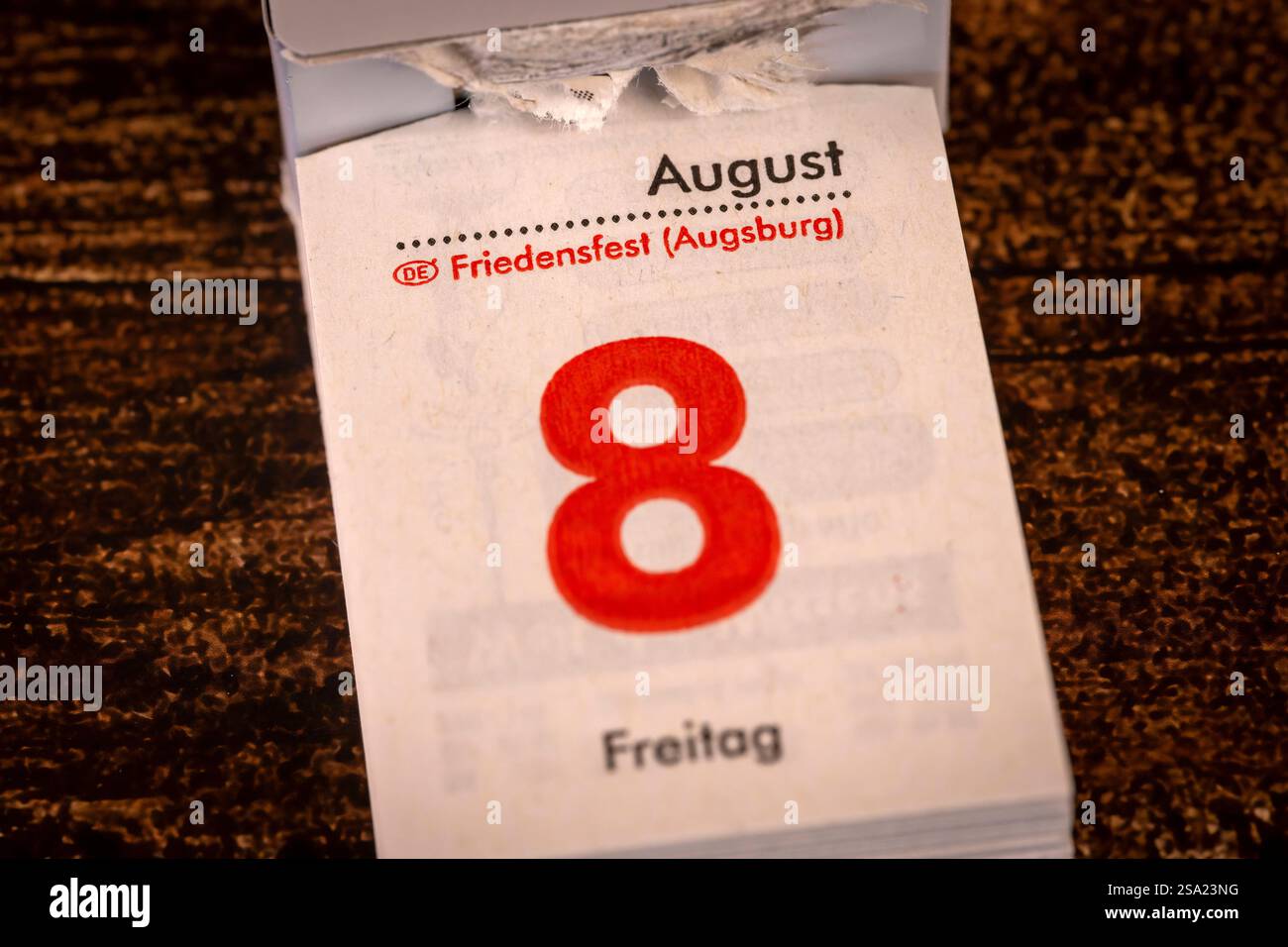 23.01.2025, Jahreskalender 2025 : Kalenderblatt 8. August 2025 ...