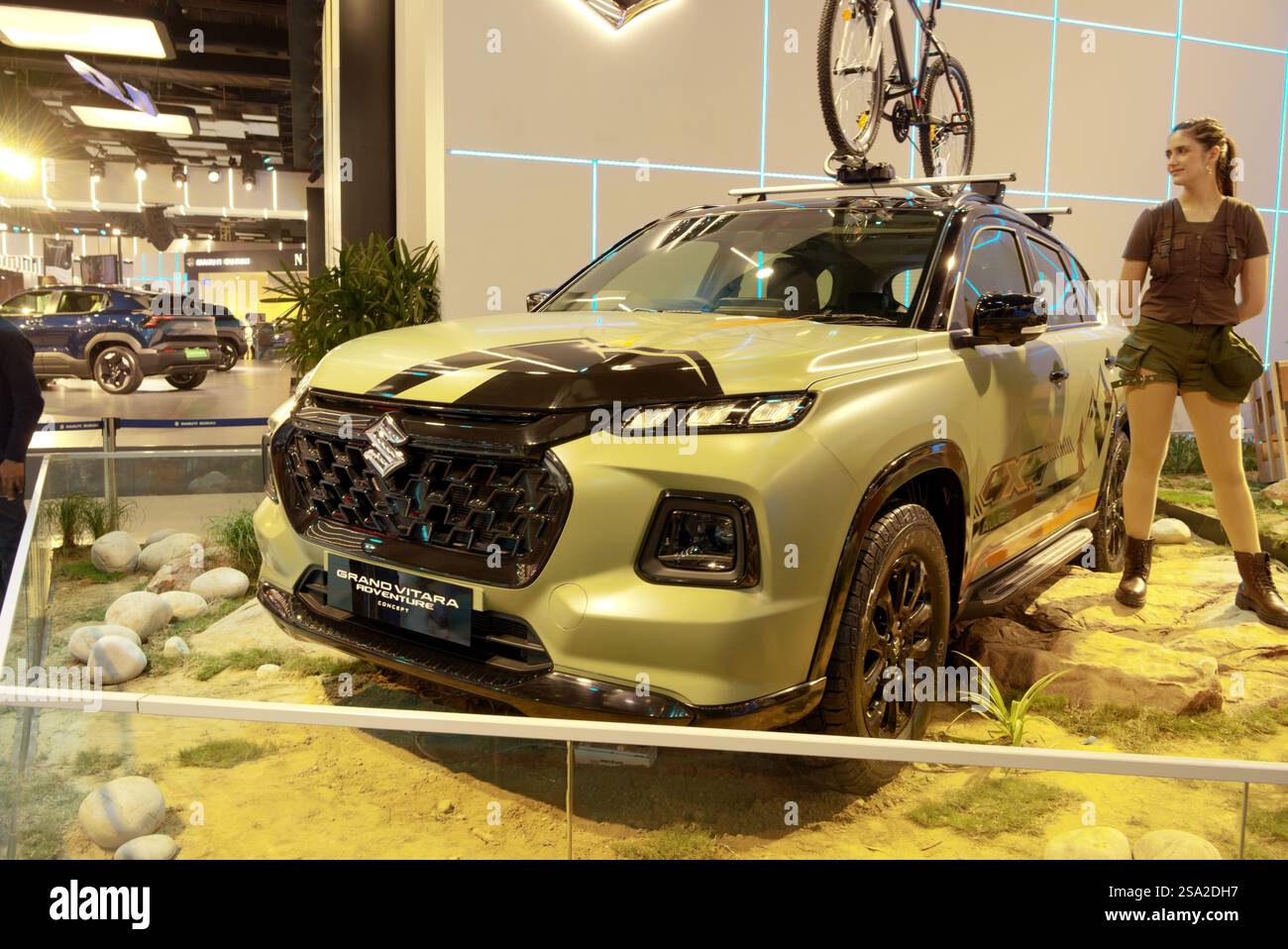 NEW DELHI - 20. JANUAR 2025: Das Concept Car Maruti Suzuki Grand Vitara ...