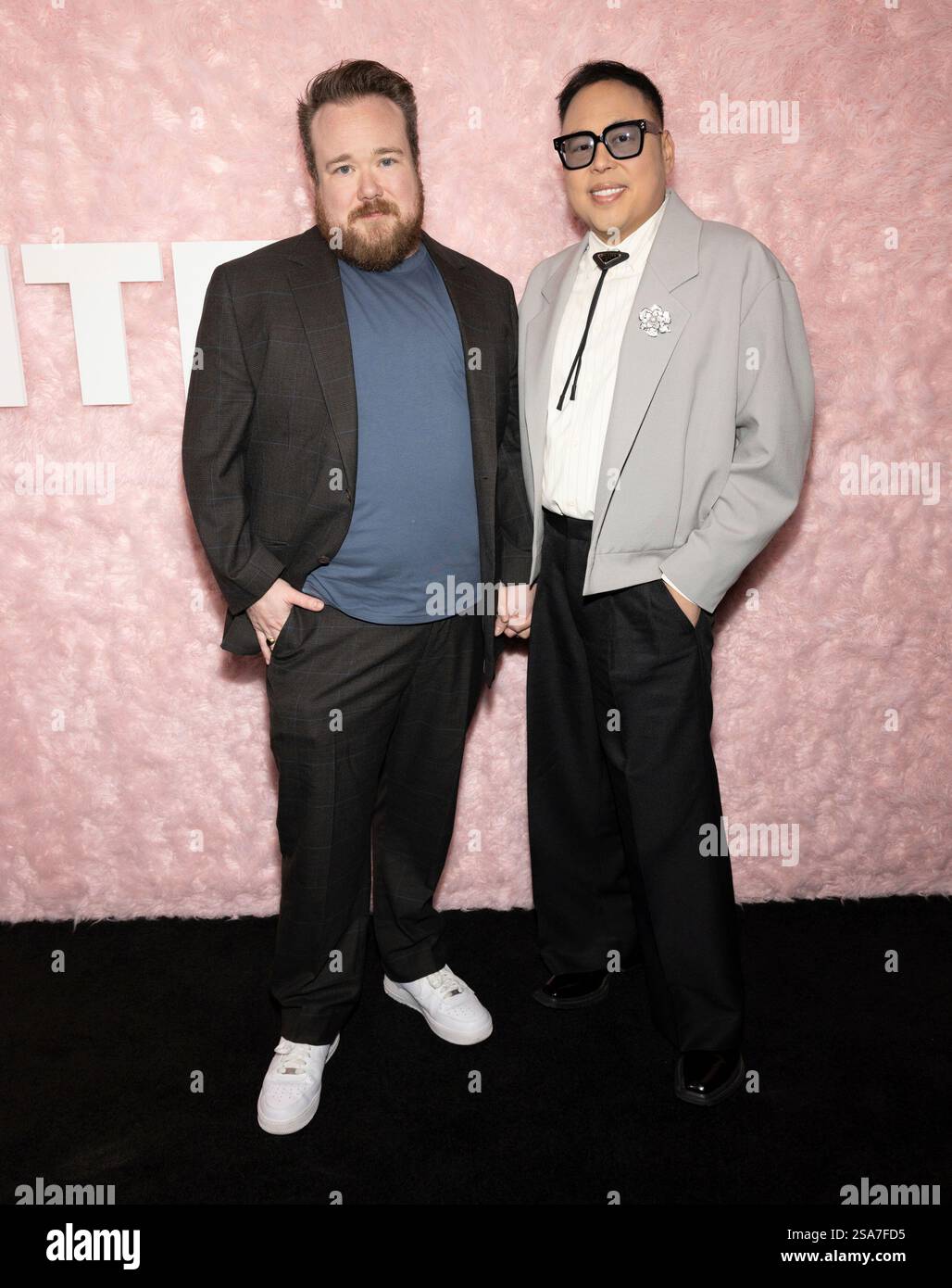 Zeke Smith, left, and Nico Santos attend the Tubi original series ...