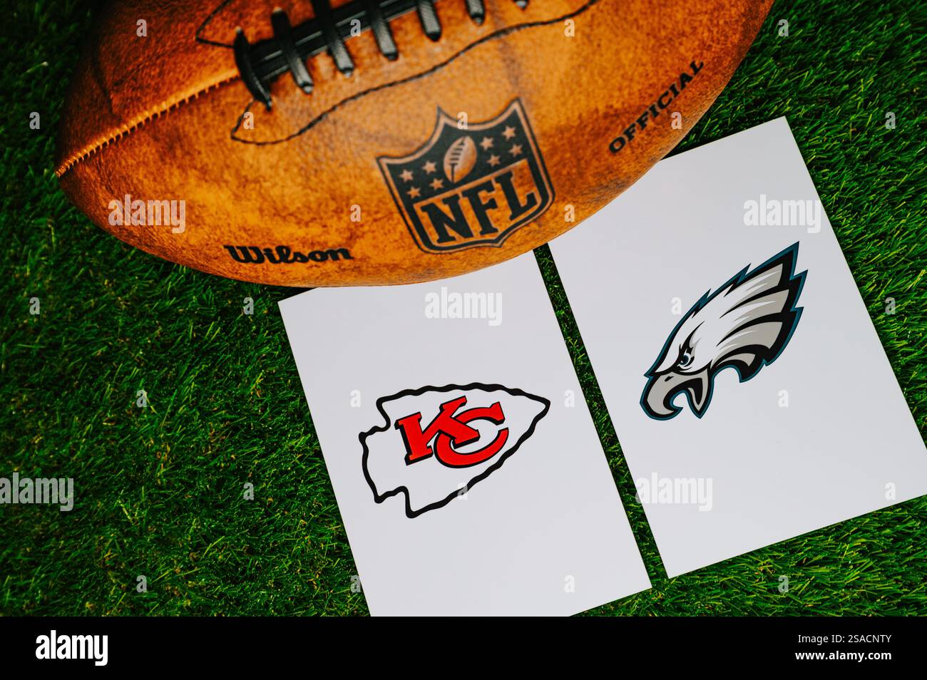 NEW ORLEANS, USA, 27. JANUAR 2025: Kansas City Chiefs vs. Philadelphia ...