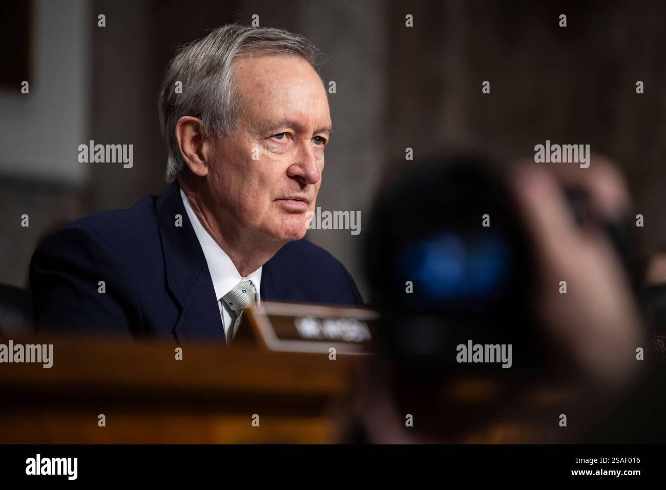 Senate Finance Committee Chair Mike Crapo (R-Idaho) presides over the ...