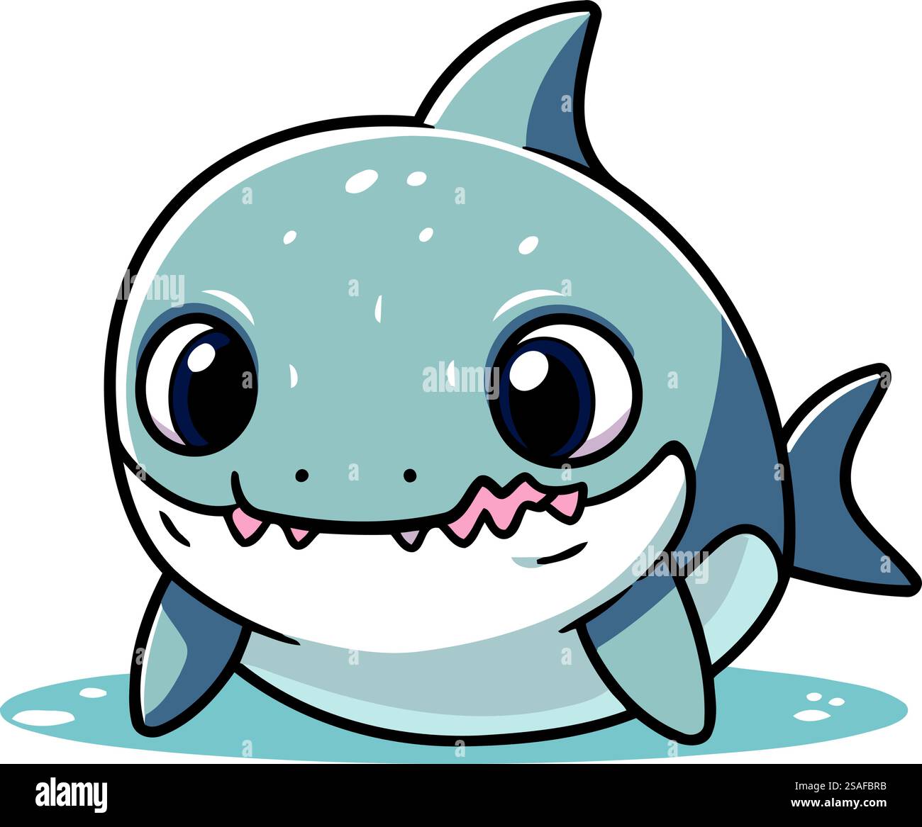Baby shark cartoon Stock-Vektorgrafiken kaufen - Alamy
