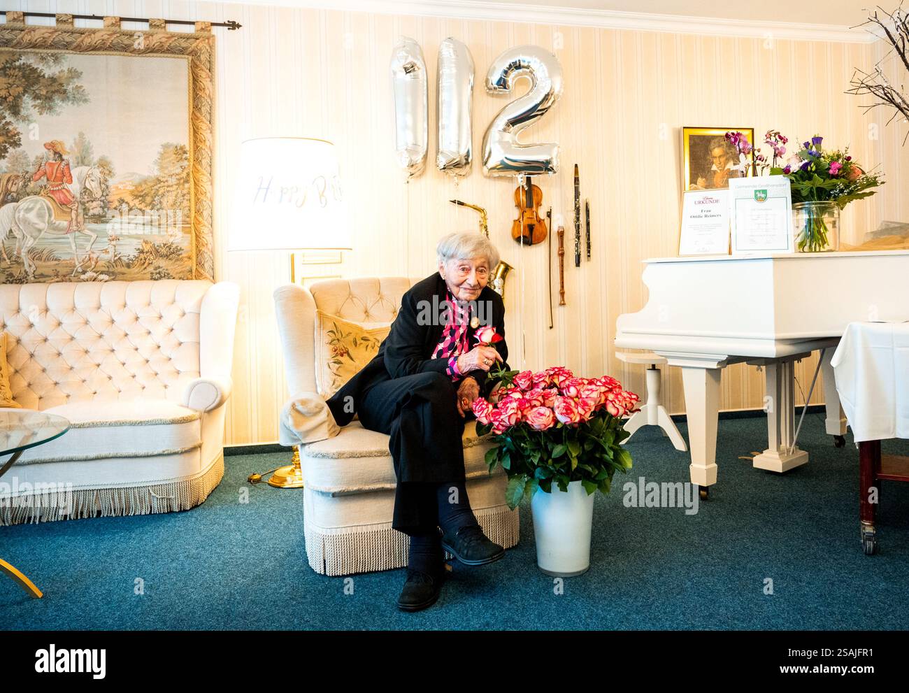 30. Januar 2025, Schleswig-Holstein, Großhansdorf: Ottilie Reimers aus ...