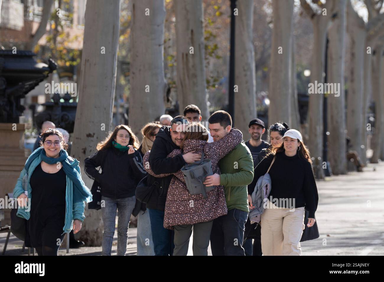 Those arrested during the protest for the eviction of the Antiga ...