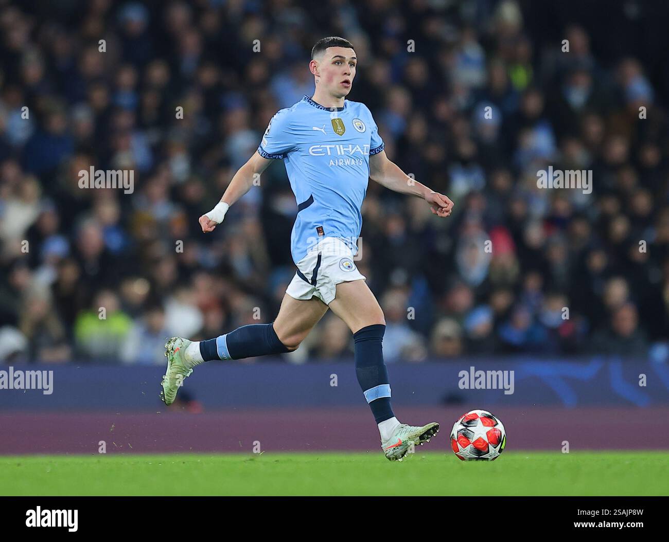 Phil Foden von Manchester City während des Fußballspiels Manchester ...